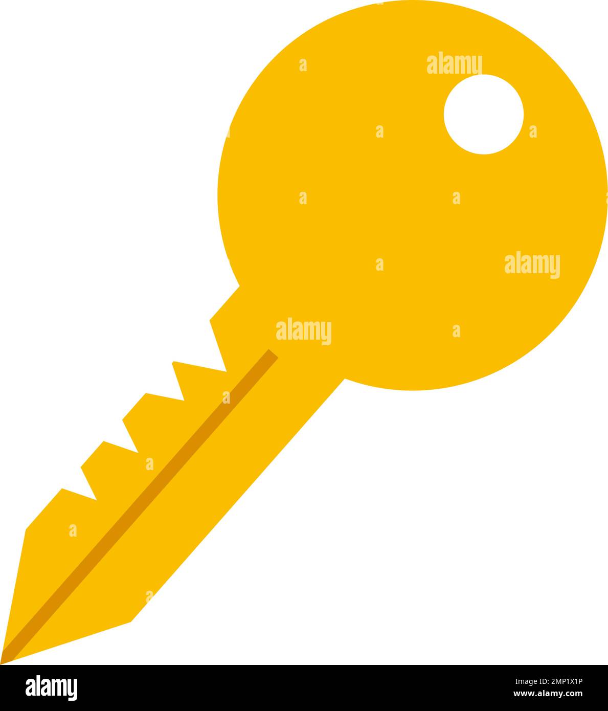 Flat design key icon. Editable vector Stock Vector Image & Art - Alamy