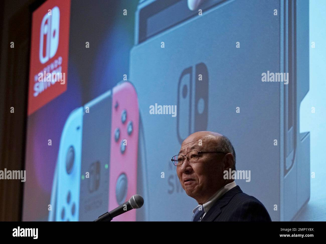 Japanese video game maker Nintendo Co. President Tatsumi Kimishima ...