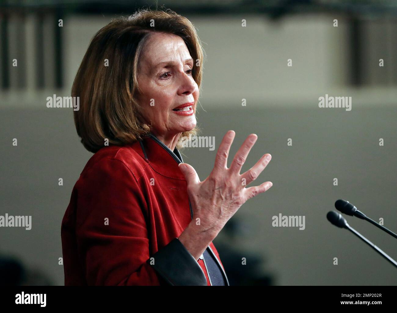 FILE - In this Jan. 11, 2018, file photo, House Minority Leader Nancy ...