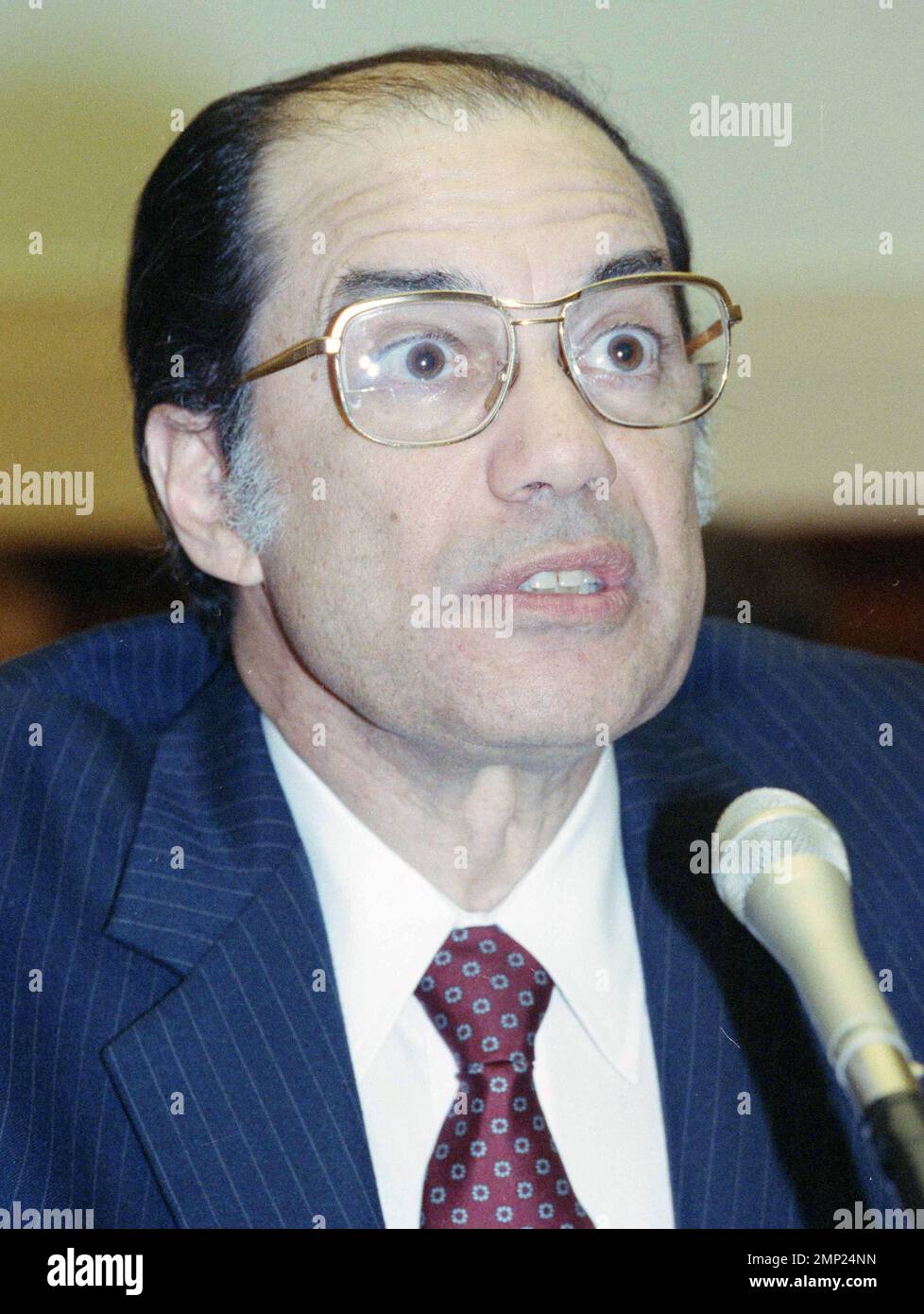 Former president of Panama, Nicolas Ardito Barletta is pictured in 1990 ...
