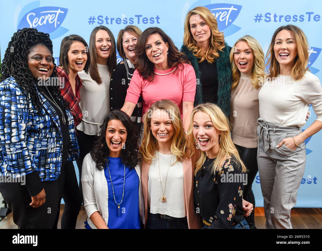 IMAGE DISTRIBUTED FOR SECRET - Michele Tafoya, center, poses for a ...