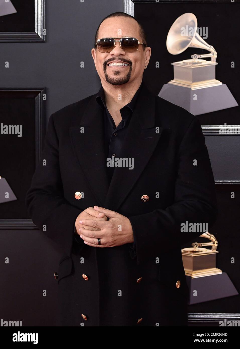 Ice-T arrives at the 60th annual Grammy Awards at Madison Square Garden ...