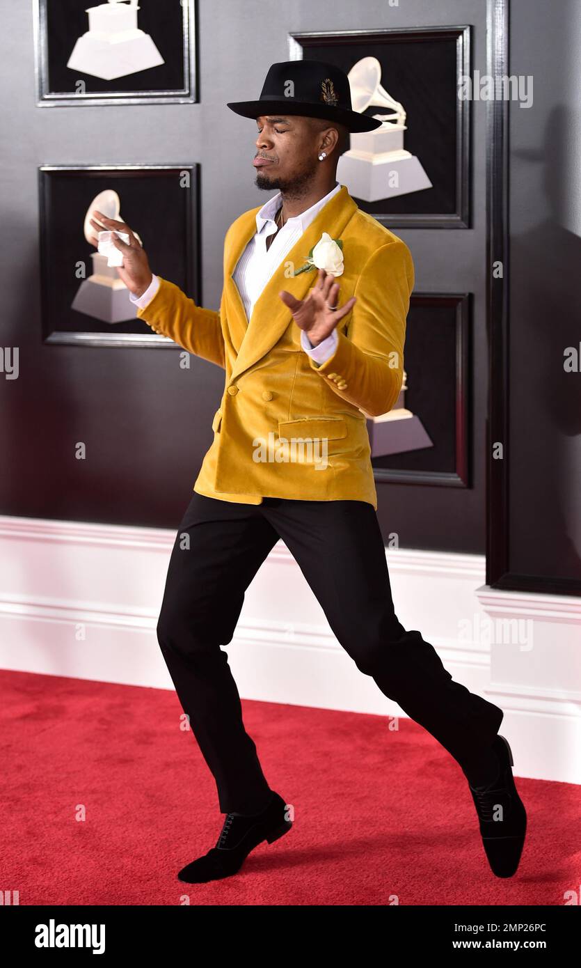 Ne-Yo arrives at the 60th annual Grammy Awards at Madison Square Garden ...