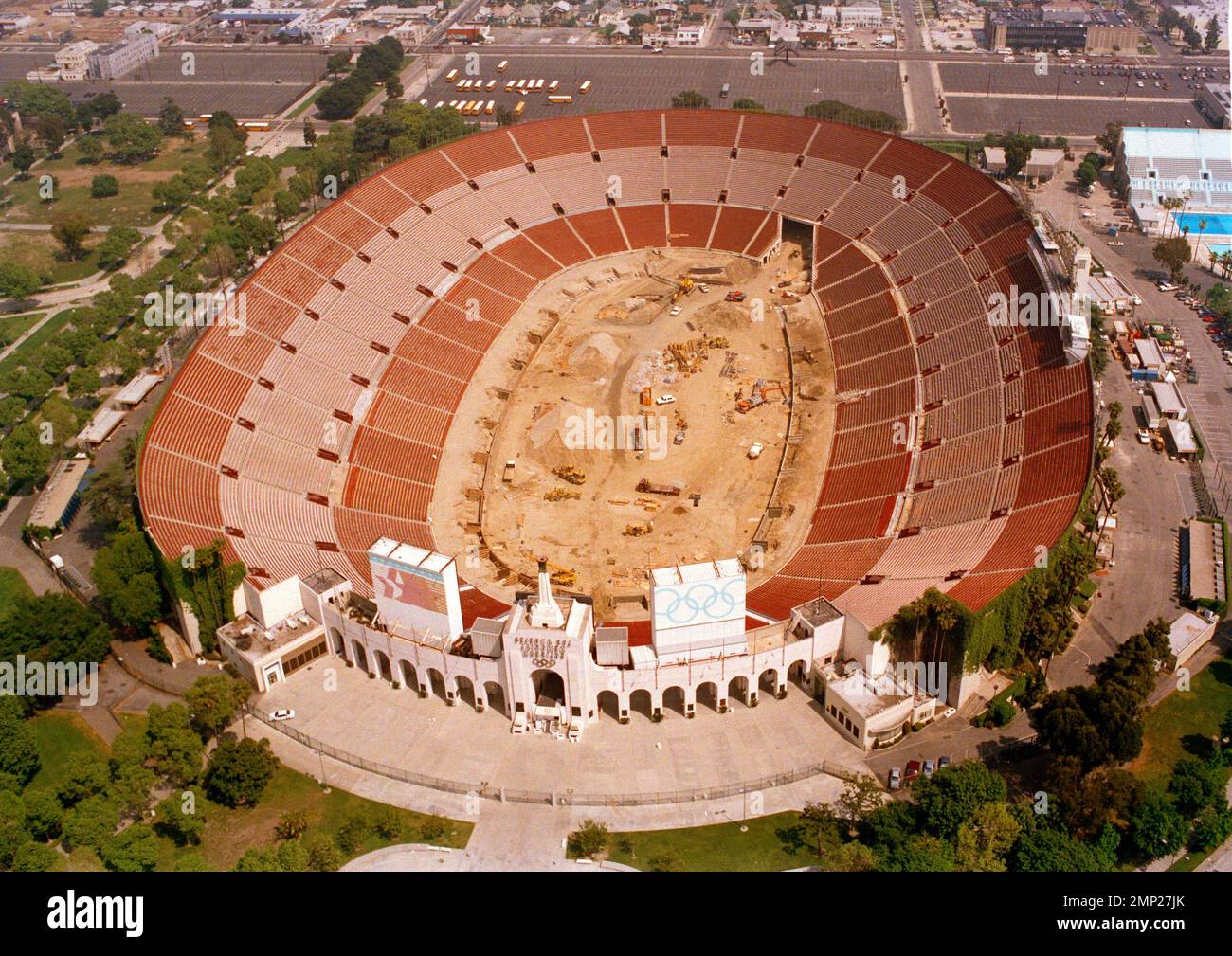FILE - In this April 8, 1993, file photo shows the Los Angeles Memorial ...