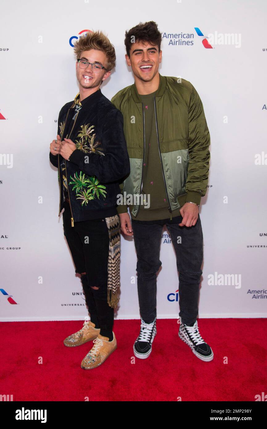 Jack Gilinsky, left, and Jack Johnson of Jack & Jack attend the ...