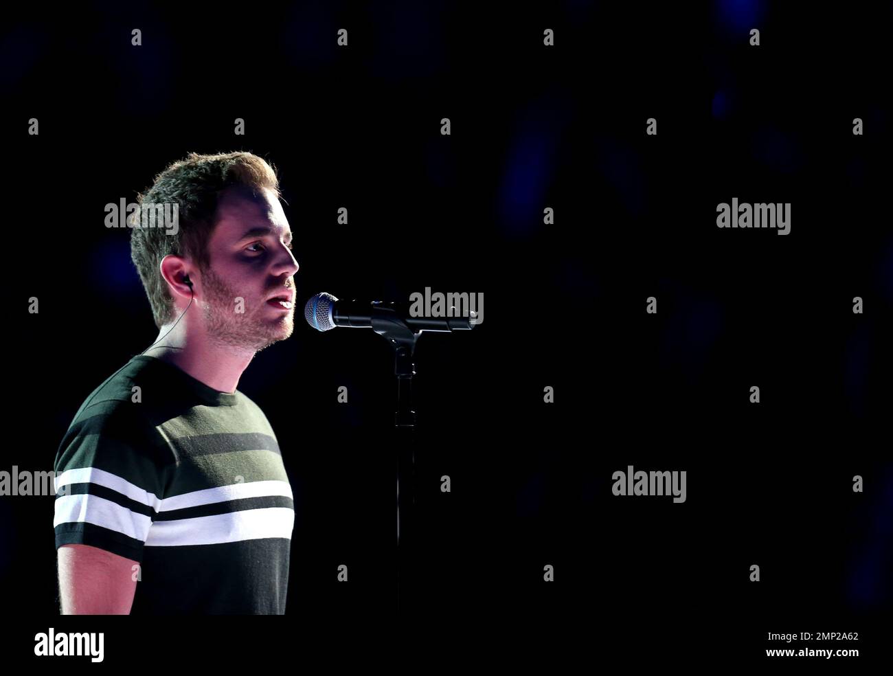Ben Platt performs "Somewhere" during a tribute to Leonard Bernstein ...