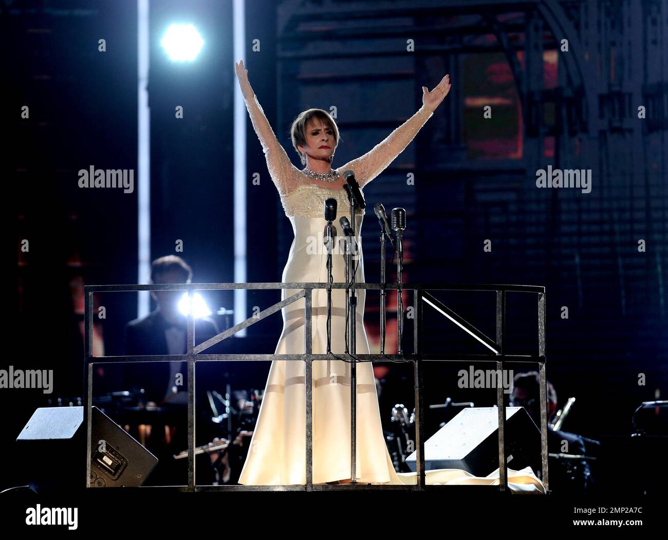 Patti LuPone performs "Don't Cry For Me Argentina" during a tribute to ...