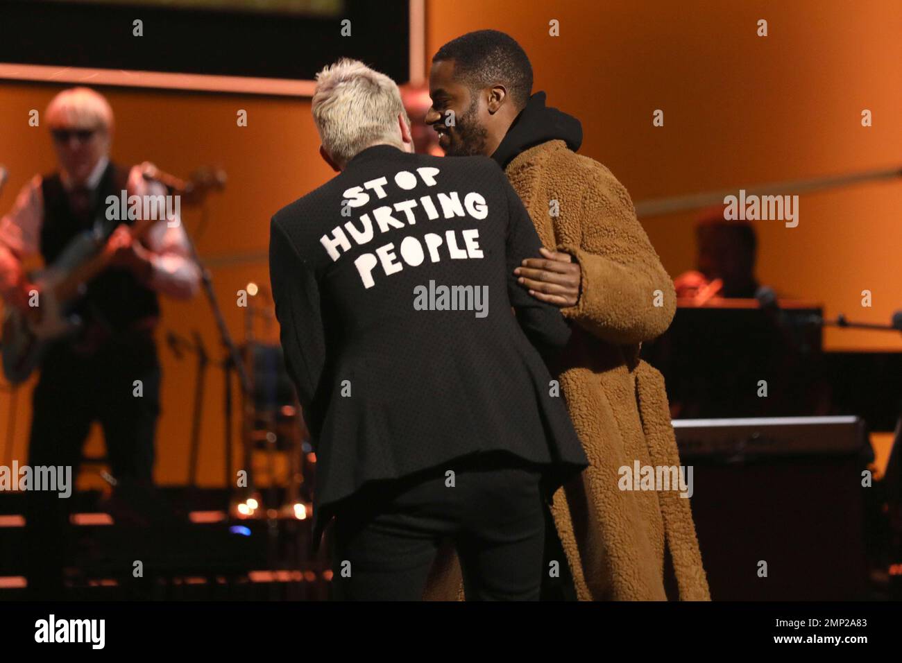 Nathan K. Scherrer, left, and Dave Free accept the Best Music Video ...