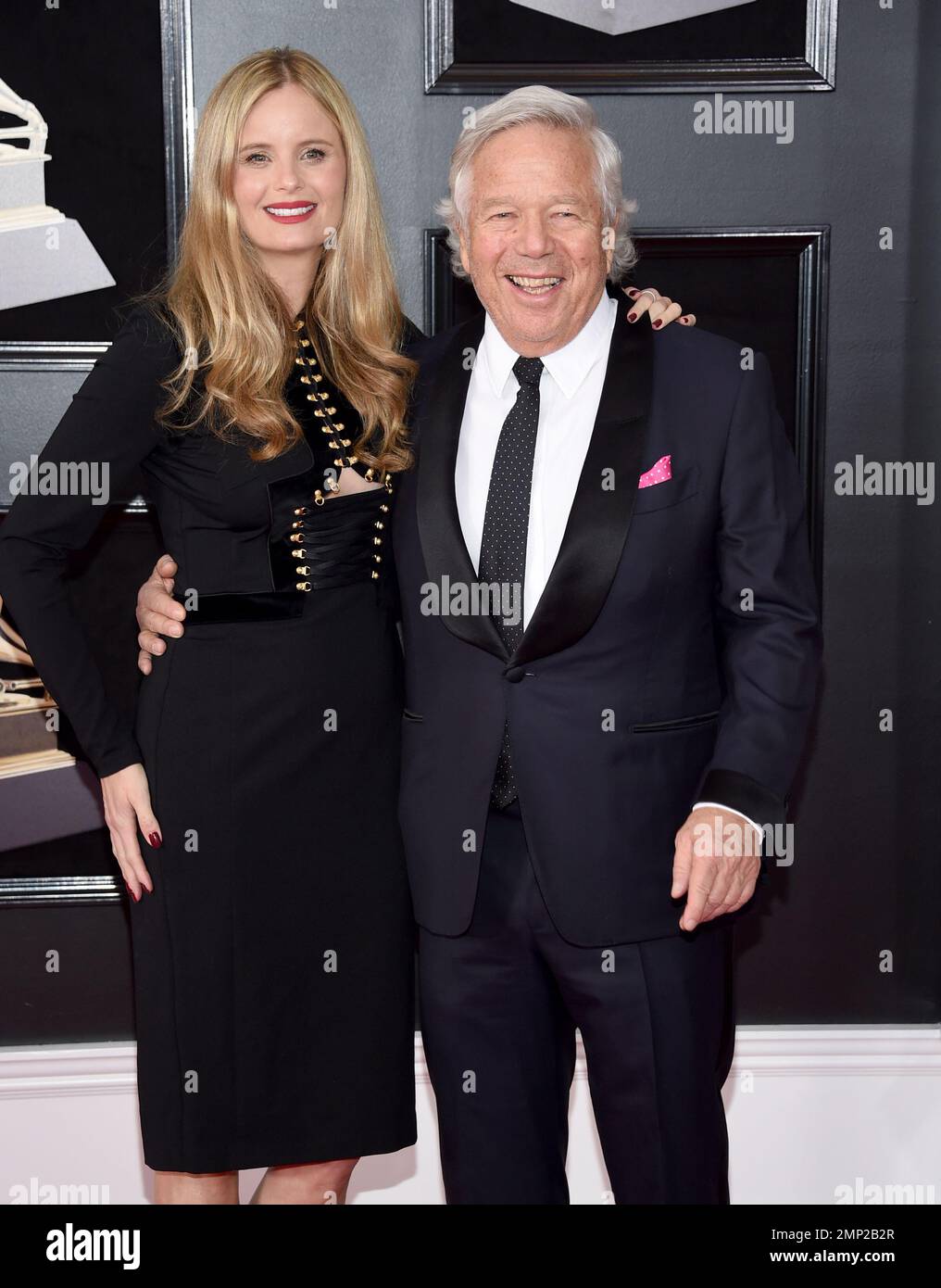 Ricki Noel Lander, left, and Robert Kraft arrive at the 60th annual ...