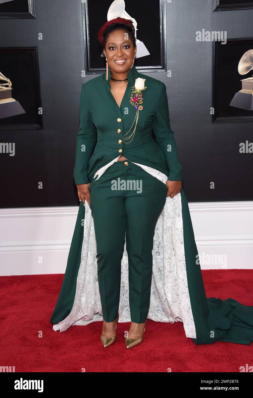 Rapsody arrives at the 60th annual Grammy Awards at Madison Square ...
