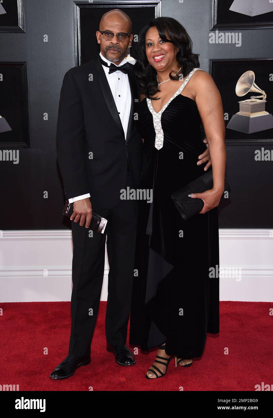 Charles Berry Jr., left, and Cheryl Berry arrive at the 60th annual ...