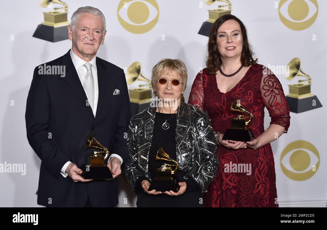 Jim Anderson, left, Jane Ira Bloom, center, and Darcy Proper pose in ...