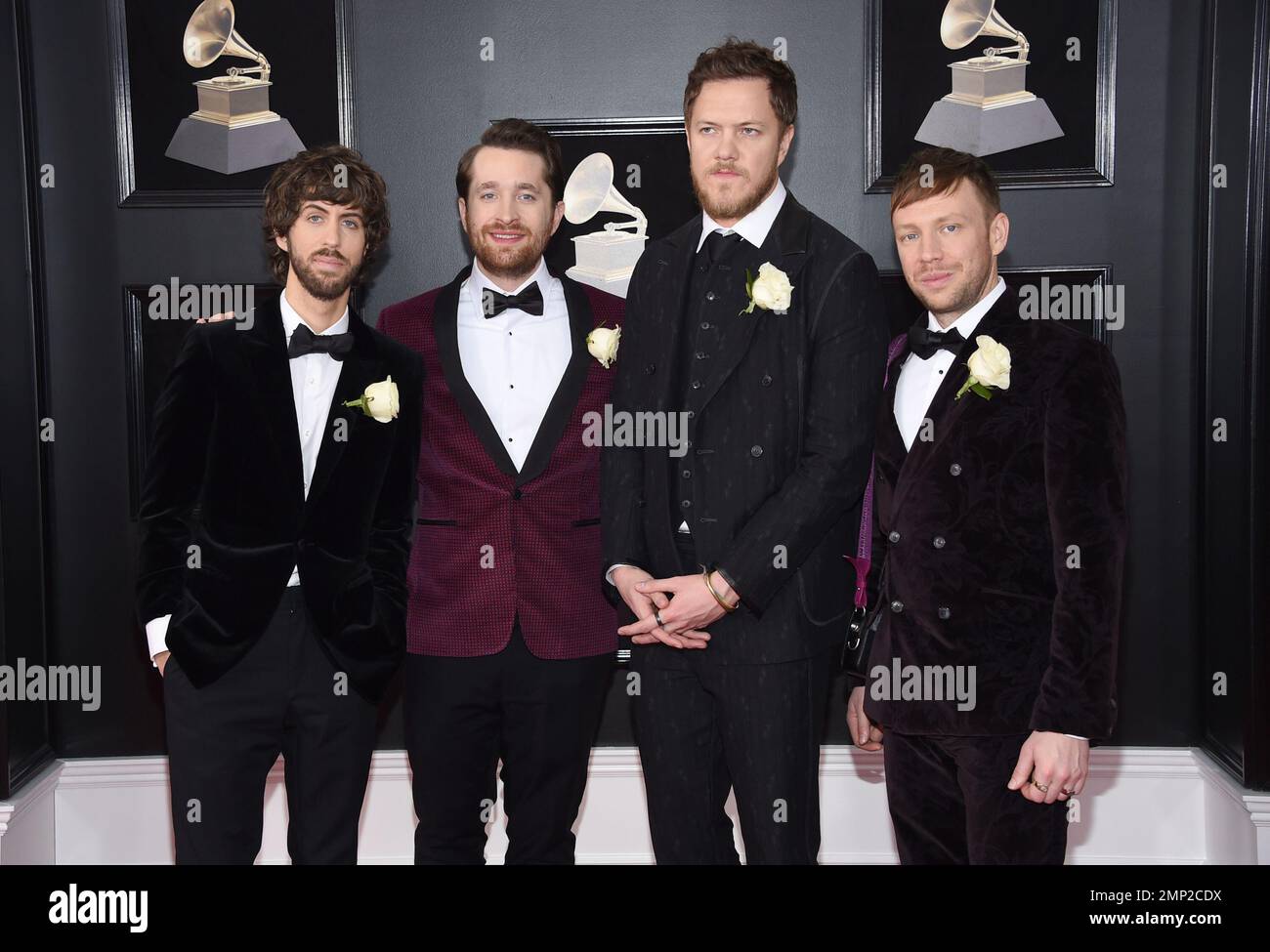 Wayne Sermon, from left, Daniel Platzman, Dan Reynolds, Ben McKee of ...