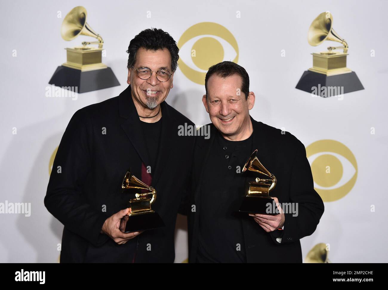 Jimmy Haslip, left, and Jeff Lorber, of Jeff Lorber Fusion, pose in the ...