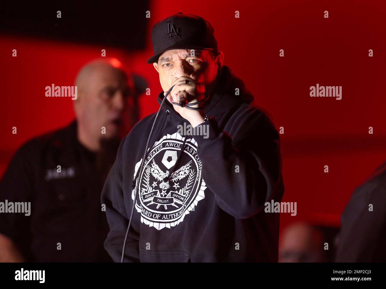 Ice-T, of Body Count, performs at the 60th annual Grammy Awards at ...