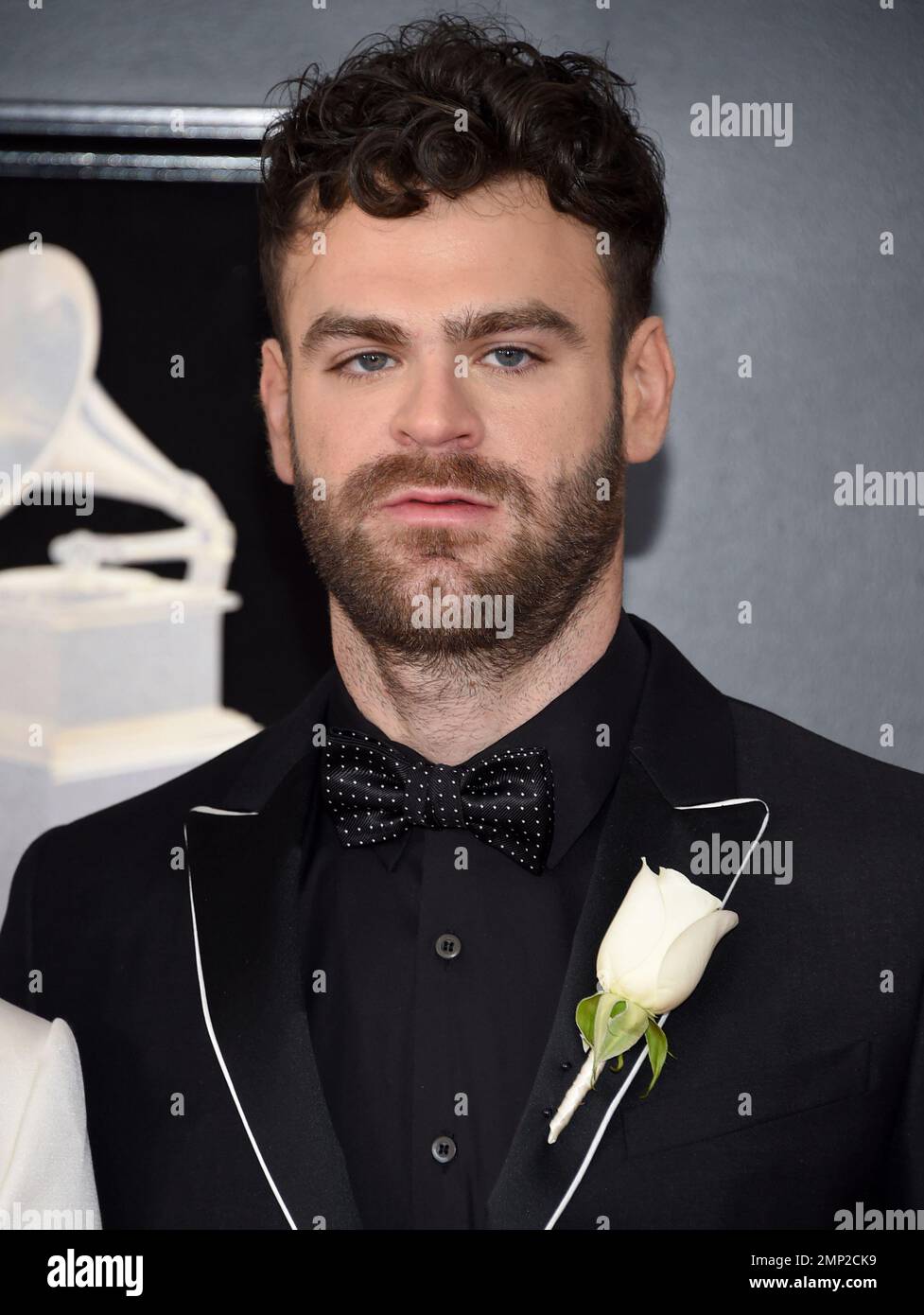 Alex Pall of The Chainsmokers arrives at the 60th annual Grammy Awards ...
