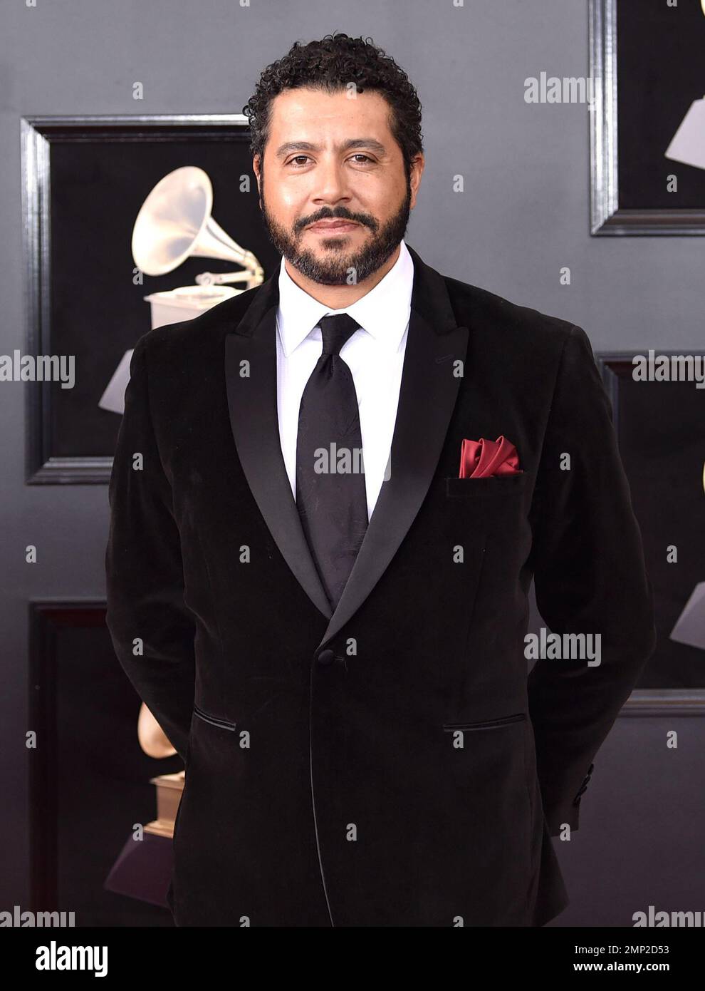 Doug Beavers arrives at the 60th annual Grammy Awards at Madison Square ...