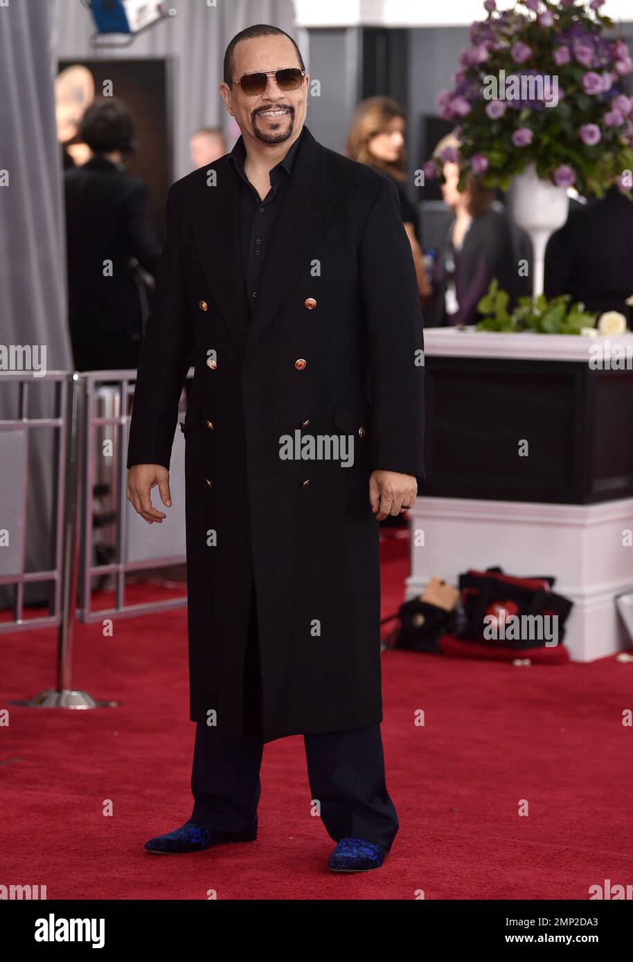 Ice-T arrives at the 60th annual Grammy Awards at Madison Square Garden ...