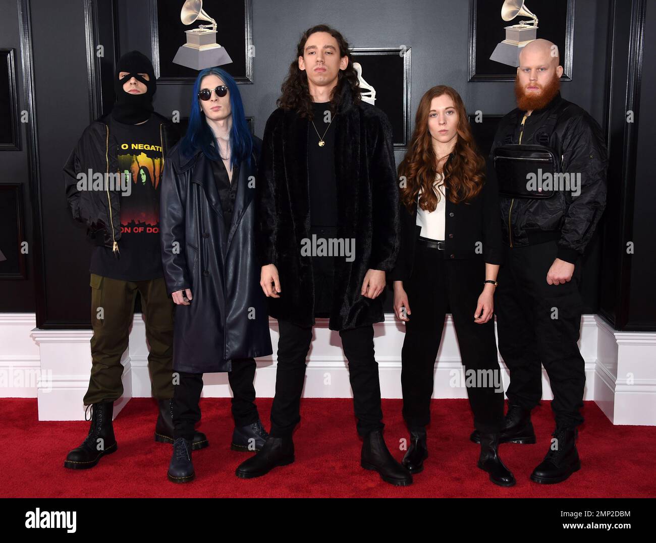 Code Orange arrives at the 60th annual Grammy Awards at Madison Square ...