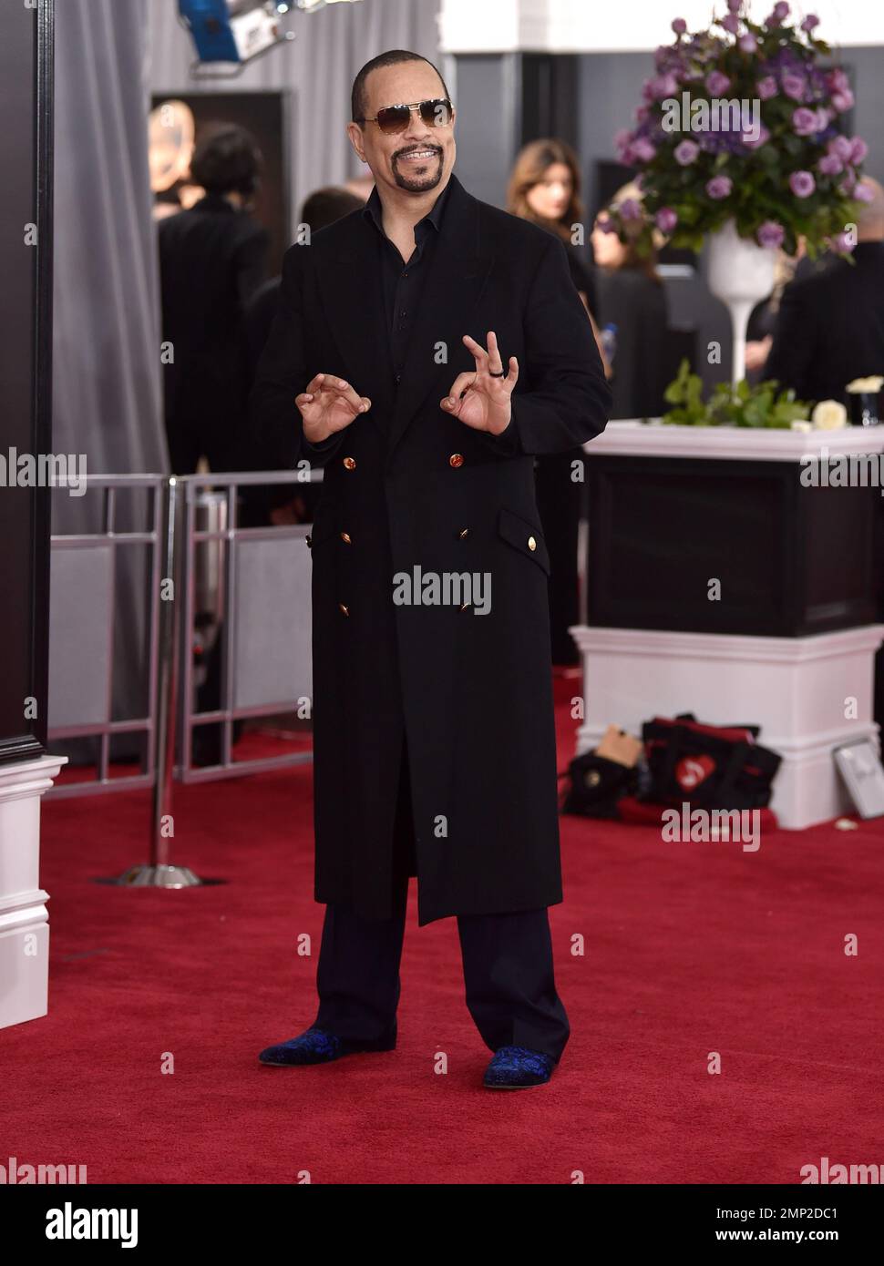 Ice-T arrives at the 60th annual Grammy Awards at Madison Square Garden ...