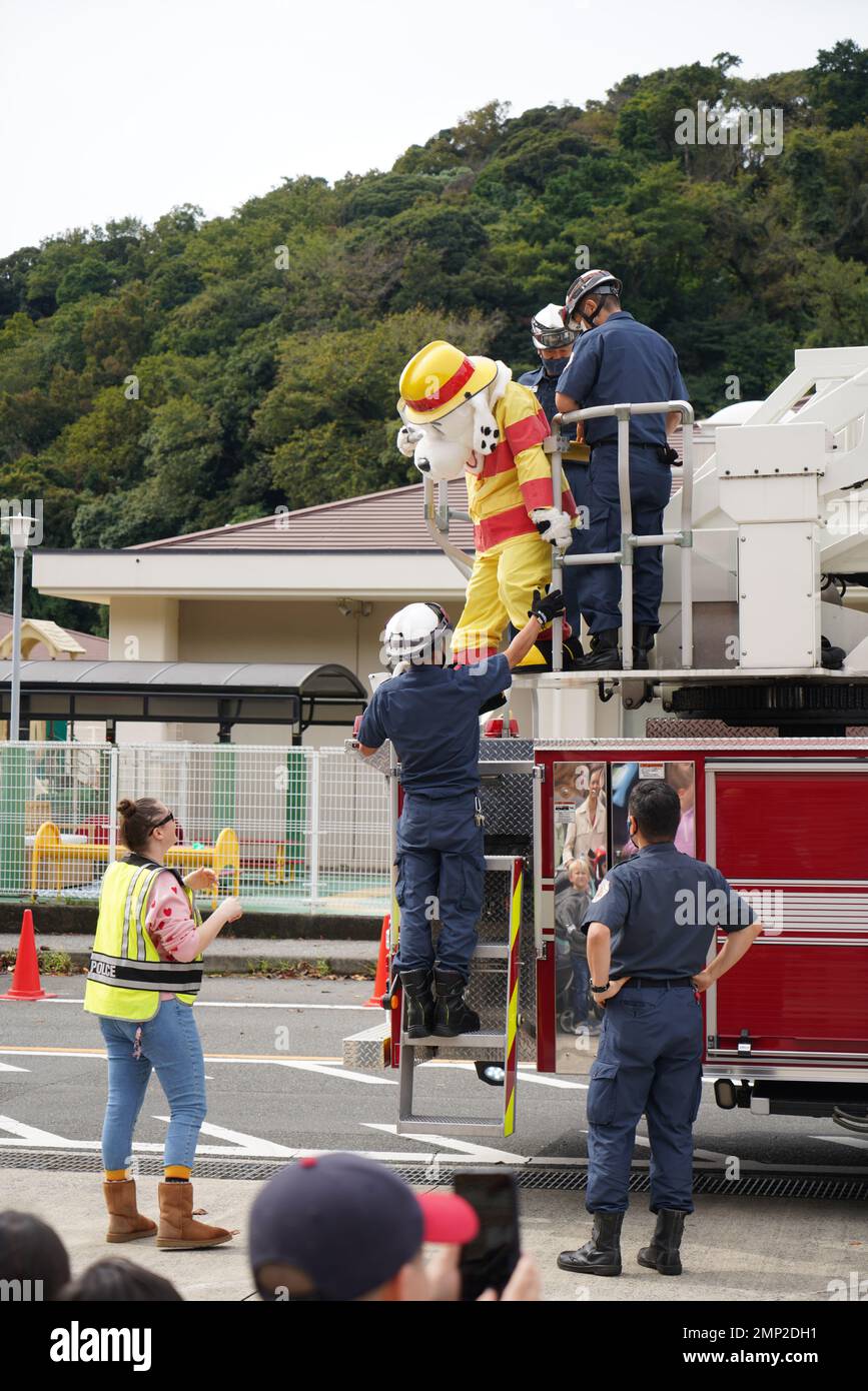 YOKOSUKA, Japan (Oct. 8, 2022) — 'Sparky' The Dog, the official mascot ...
