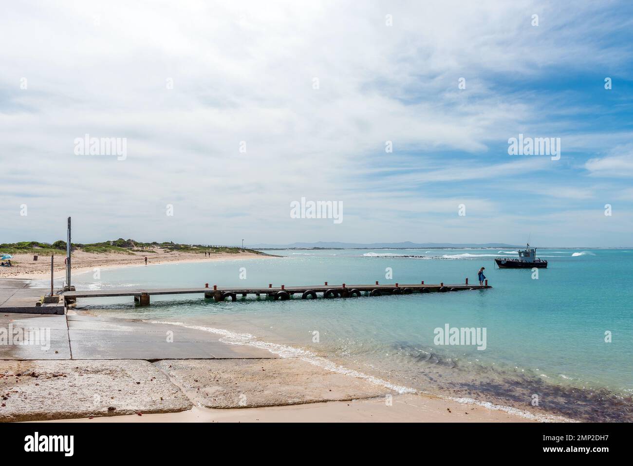 Struisbaai, South Africa - Sep 21, 2022: View of the harbor in ...
