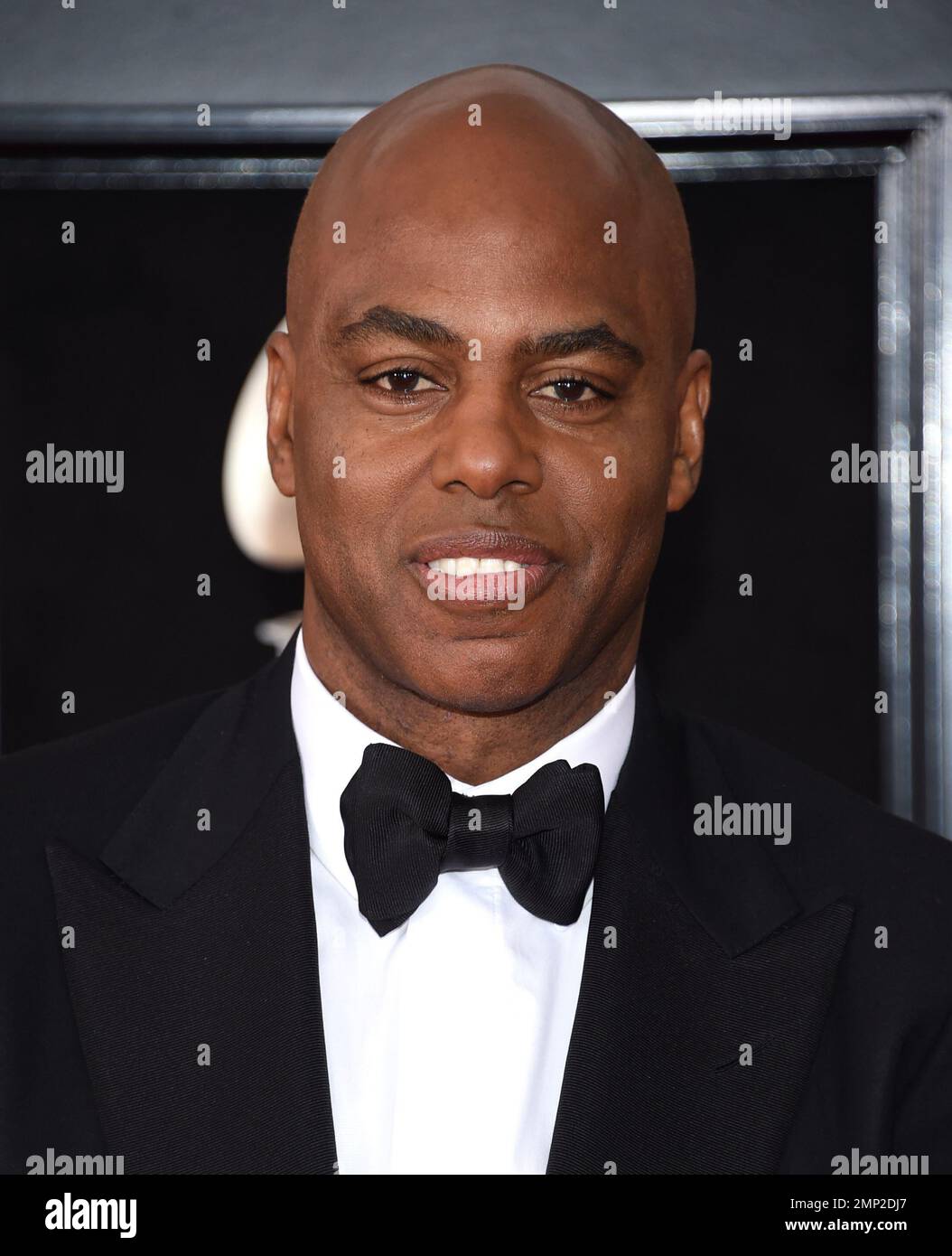 Kevin Frazier arrives at the 60th annual Grammy Awards at Madison ...