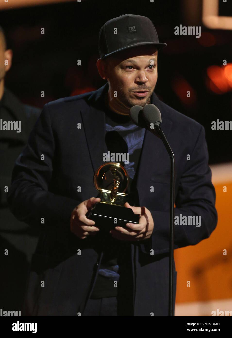 Residente accepts the best Latin rock, urban or alternative album for ...