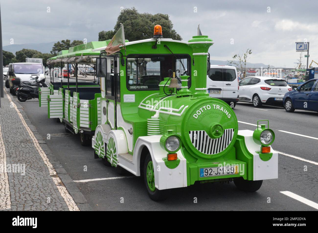 Portugal, Azores Islands, Sao Miguel, Ponta Delgada: the Lagarta train ...