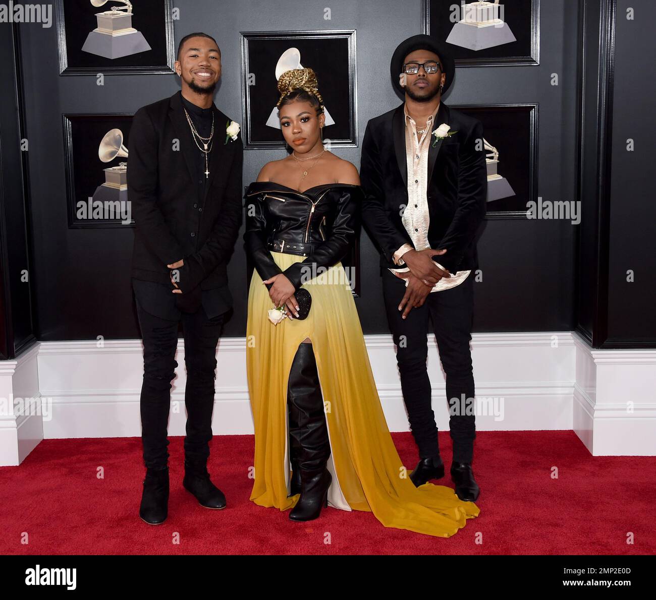 Darrel Walls, from left, Ahjah Walls and Paco Walls of The Walls Group ...