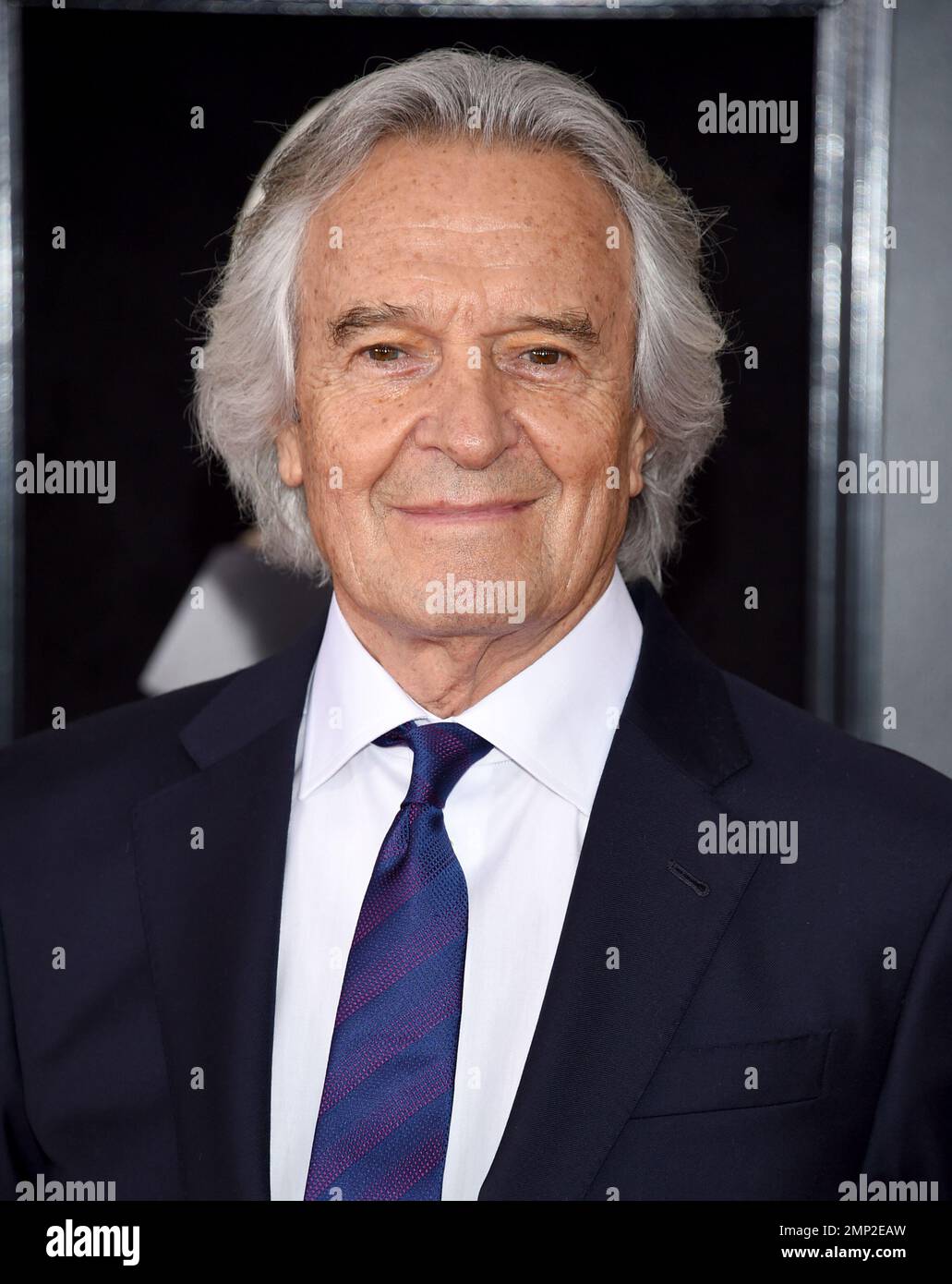 John McLaughlin arrives at the 60th annual Grammy Awards at Madison ...