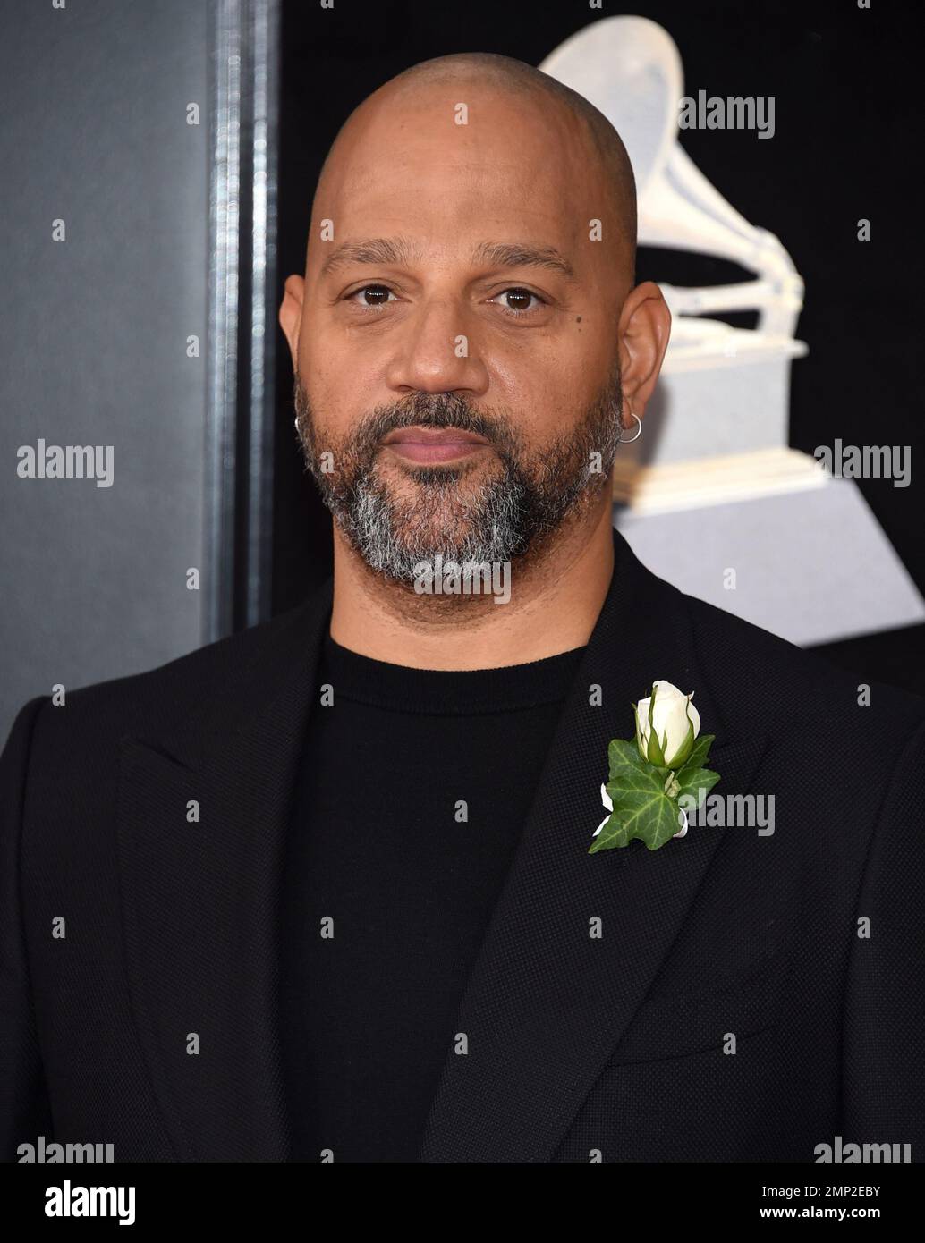 Allen Hughes arrives at the 60th annual Grammy Awards at Madison Square ...
