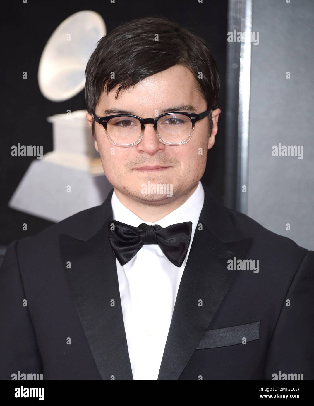 Tommy English arrives at the 60th annual Grammy Awards at Madison ...