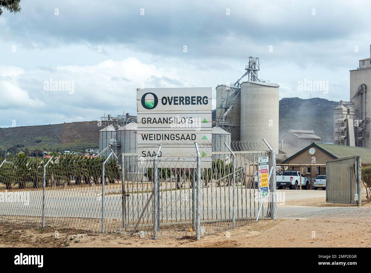 Bredasdorp, South Africa - Sep 23, 2022: Entrance to the Overberg Grain ...