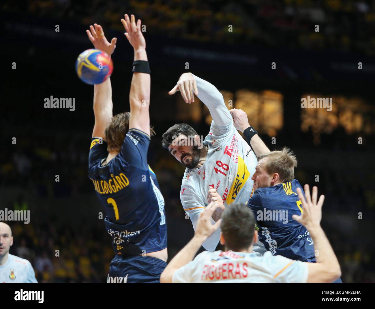 Imanol Garciandia Alustiza of Spain during the IHF Men's World ...