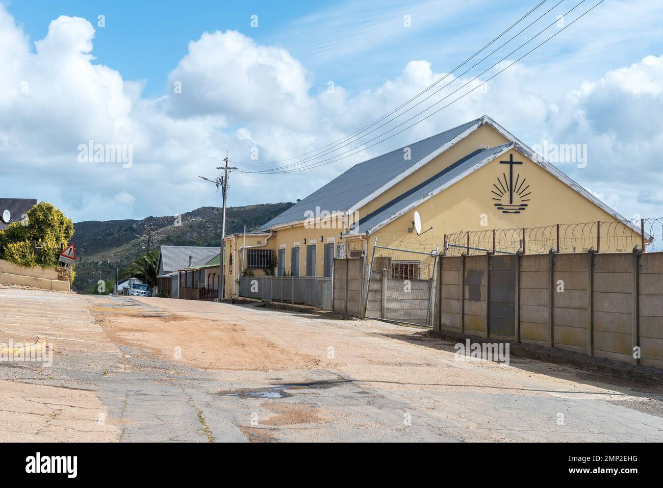 Napier, South Africa - Sep 23, 2022: A street scene in Napier in the ...