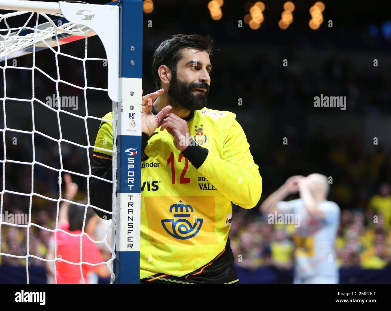 Rodrigo Corrales Rodal of Spain during the IHF Men's World Championship ...