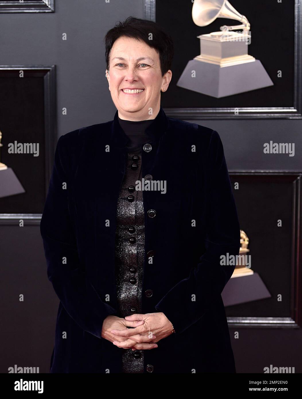 Jennifer Higdon arrives at the 60th annual Grammy Awards at Madison ...