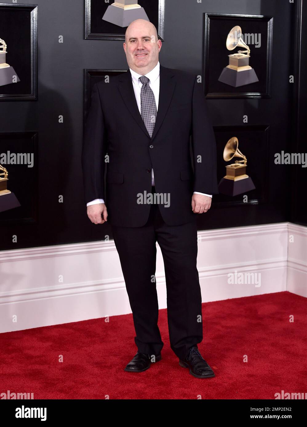 Mark Donohue arrives at the 60th annual Grammy Awards at Madison Square ...