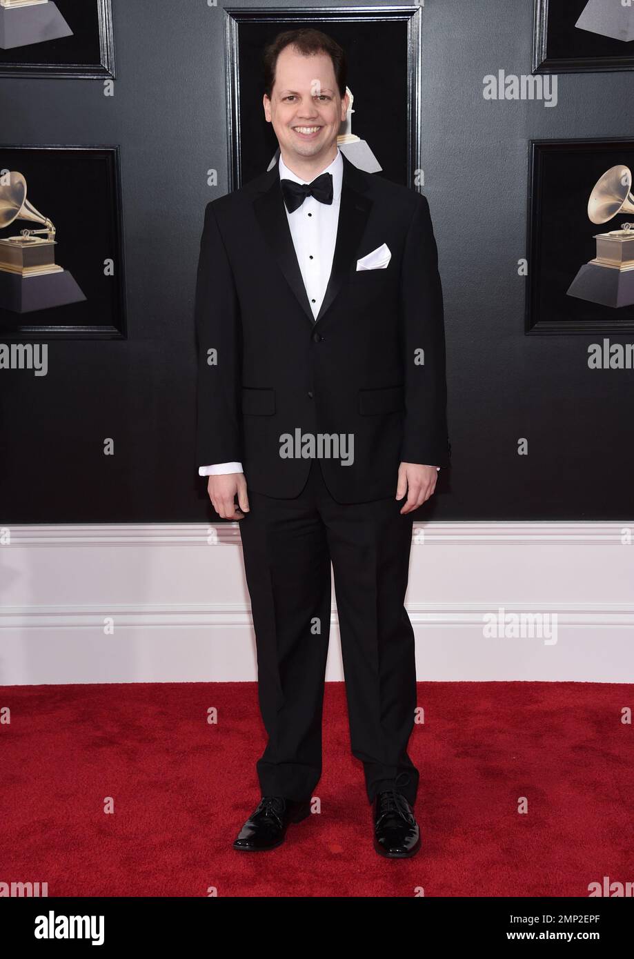 Bryan Wright arrives at the 60th annual Grammy Awards at Madison Square ...