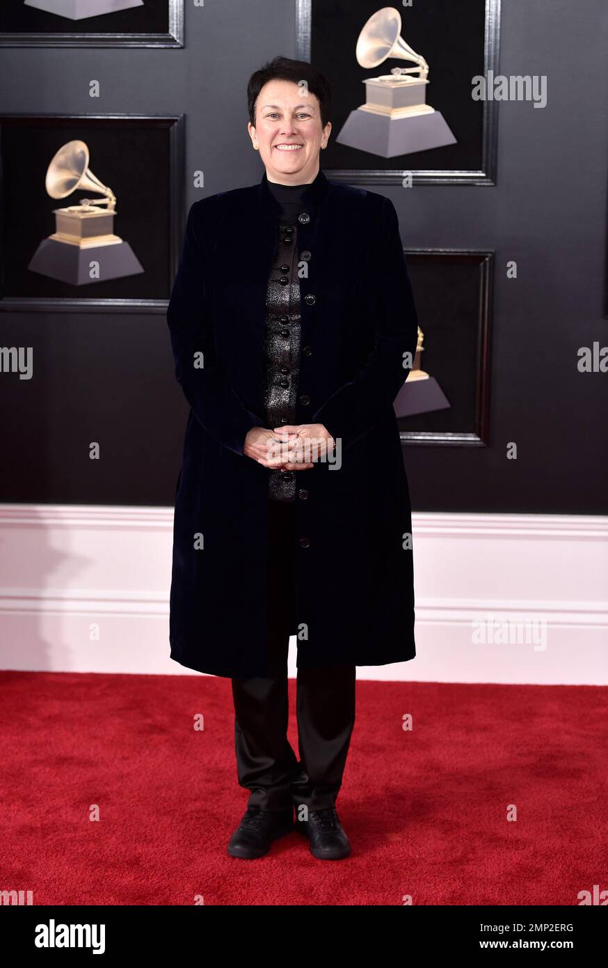 Jennifer Higdon arrives at the 60th annual Grammy Awards at Madison ...