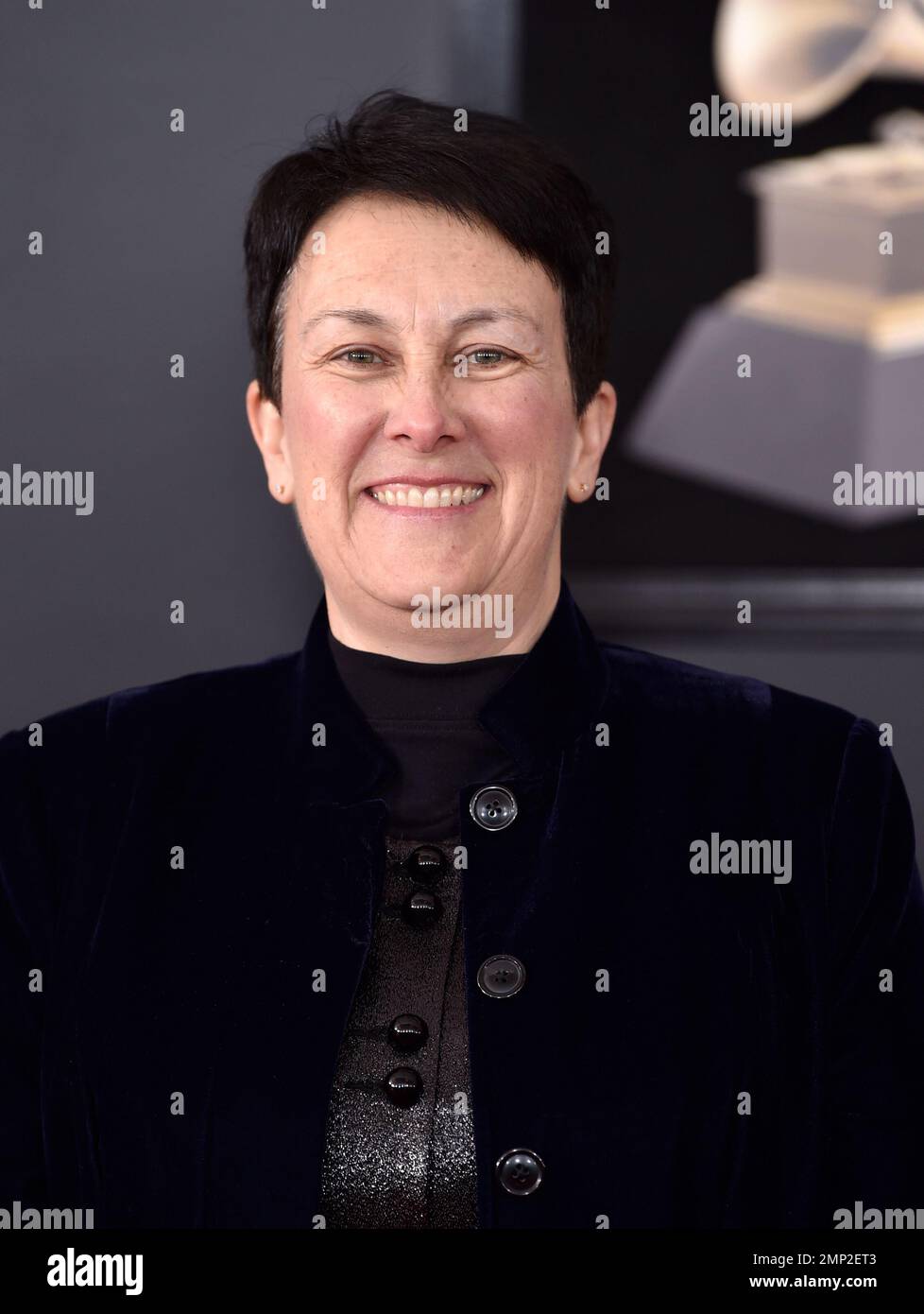 Jennifer Higdon arrives at the 60th annual Grammy Awards at Madison ...