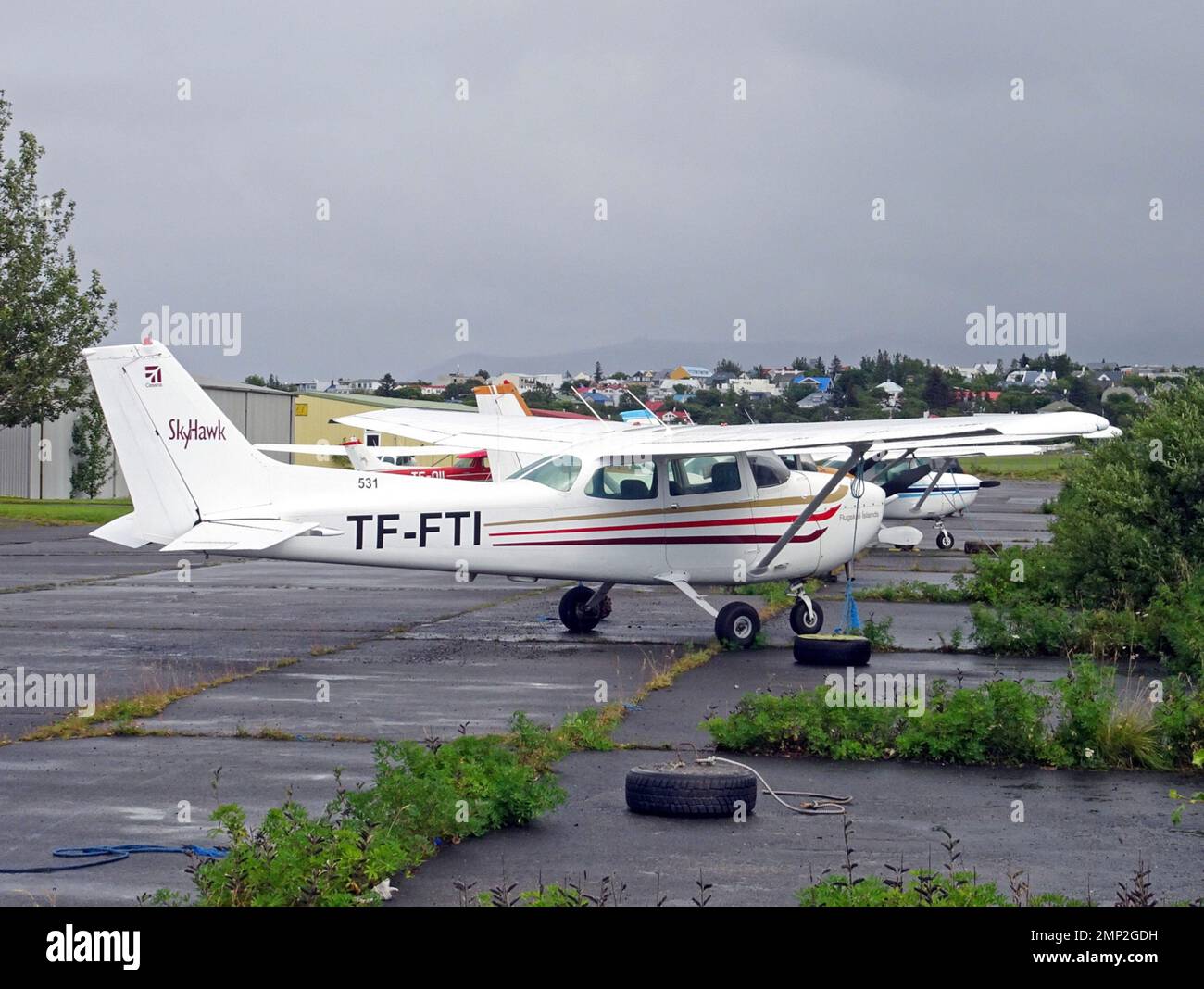 Iceland, Reykjavik: TF-FTI Cessna 172N Skyhawk II (c/n 69376) of Flug ...