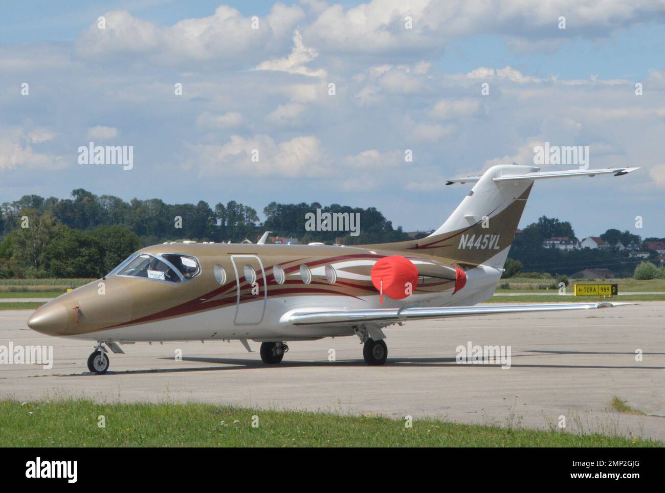 Germany, Bavaria, Augsburg: N445VL Beech 400A Beechjet (c/n RK-431) of ...