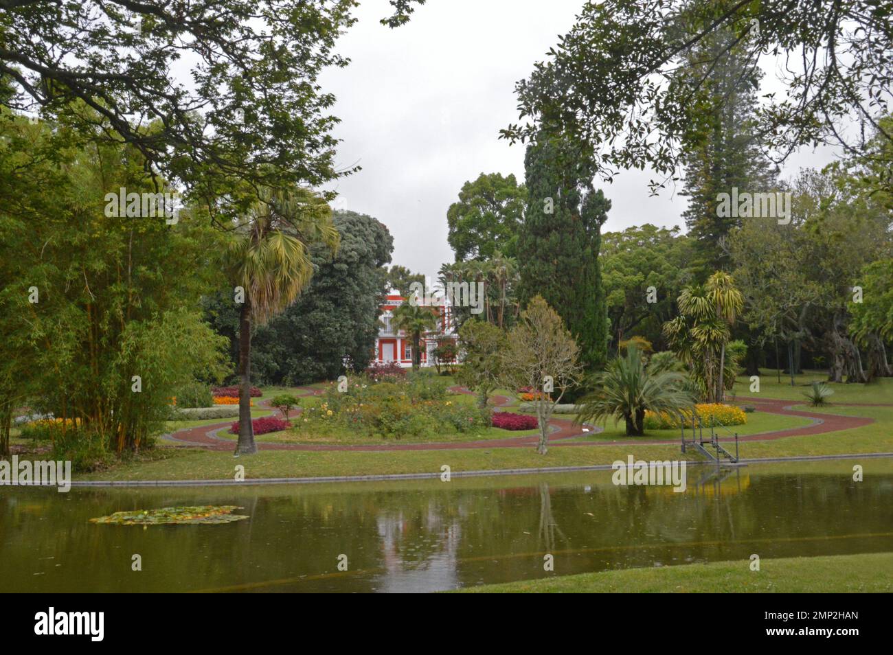 Portugal, Azores Islands, Sao Miguel, Ponta Delgada: the gardens of ...