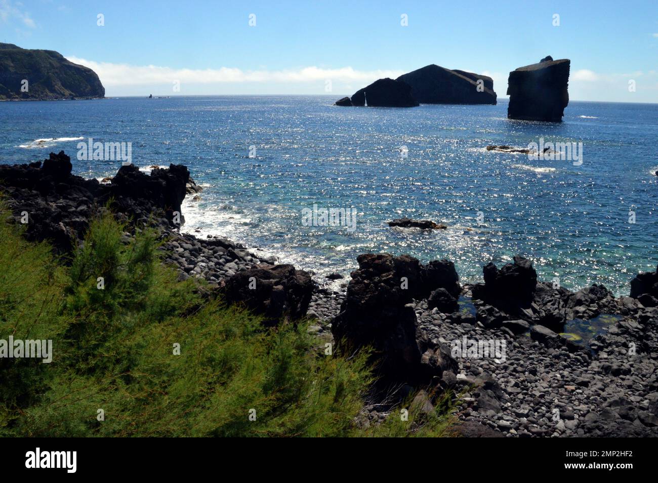 Portugal, Azores Islands, Sao Miguel, Mosteiros, Ponta do Castelo ...