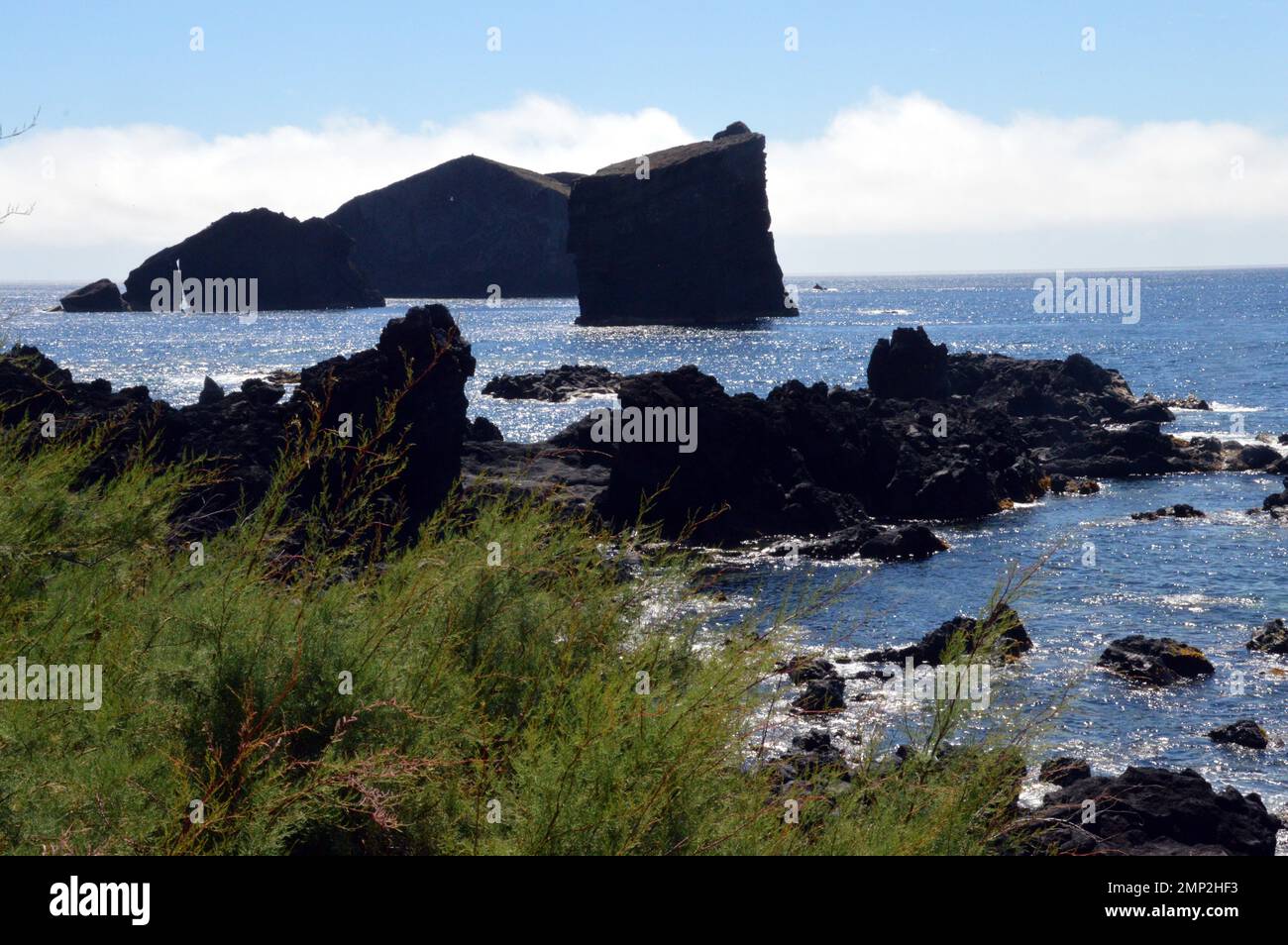 Portugal, Azores Islands, Sao Miguel, Mosteiros, Ponta do Castelo ...