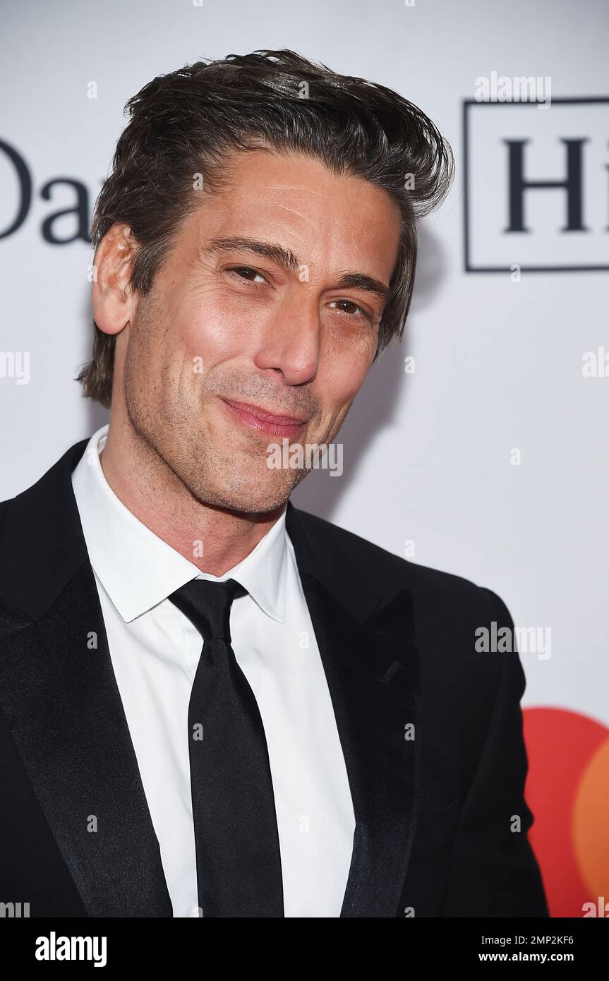 David Muir arrives at the 2018 Pre-Grammy Gala And Salute To Industry ...