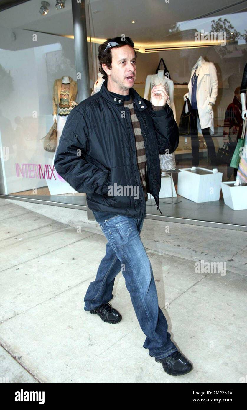 Comedian Pauly Shore strolls on Robertson Blvd. after enjoying a late ...