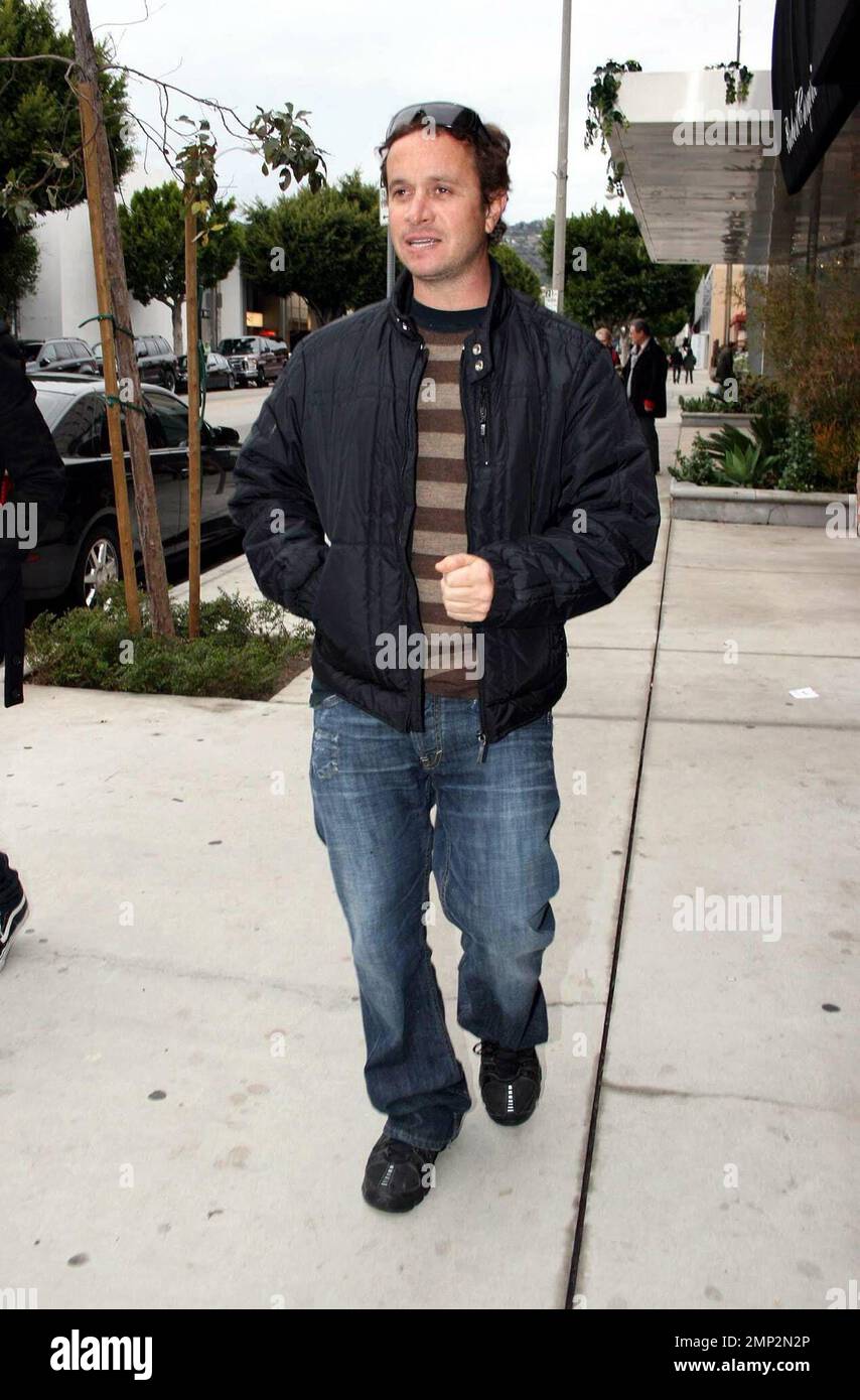 Comedian Pauly Shore strolls on Robertson Blvd. after enjoying a late ...